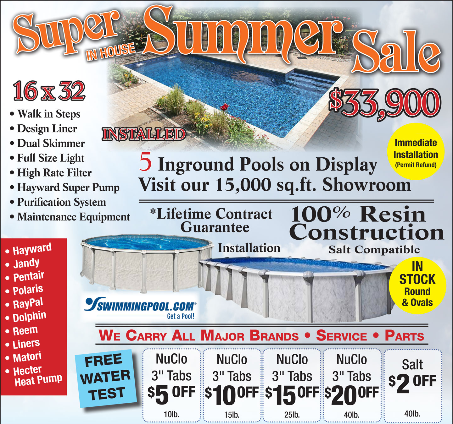 Pools in NJ | Olympic Pool and Spa